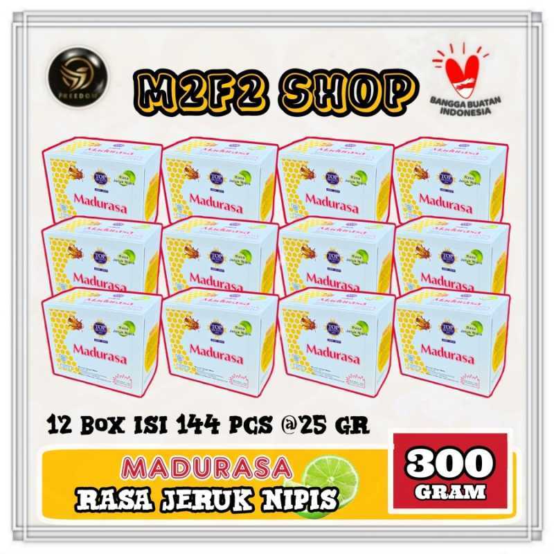 Jual Madurasa Minuman Madu Asli Rasa Jeruk Nipis Sachet - 300 gr (Kemasan 12 Box) di Seller M2F2 ...