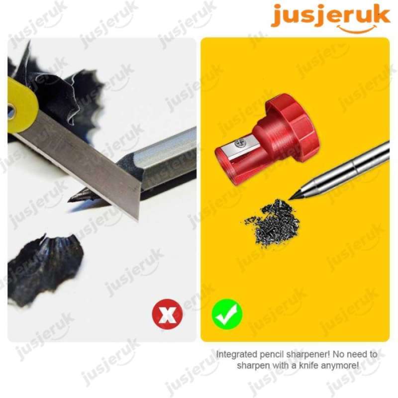 Jual JFactory Pensil Penanda Pada Kayu Logam Semen Pekerja Bangunan ...