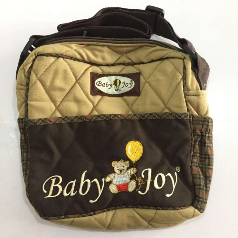 Jual BABY JOY Tas Diaper Small Size BJT 1001 - Cokelat di Seller Maomi ...