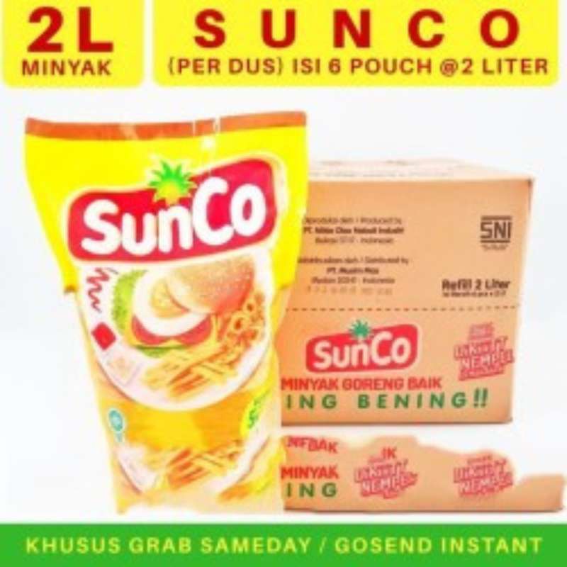 Promo Minyak Goreng Sunco 2 Liter 1 Dus Diskon 6% di Seller Susu murah ...