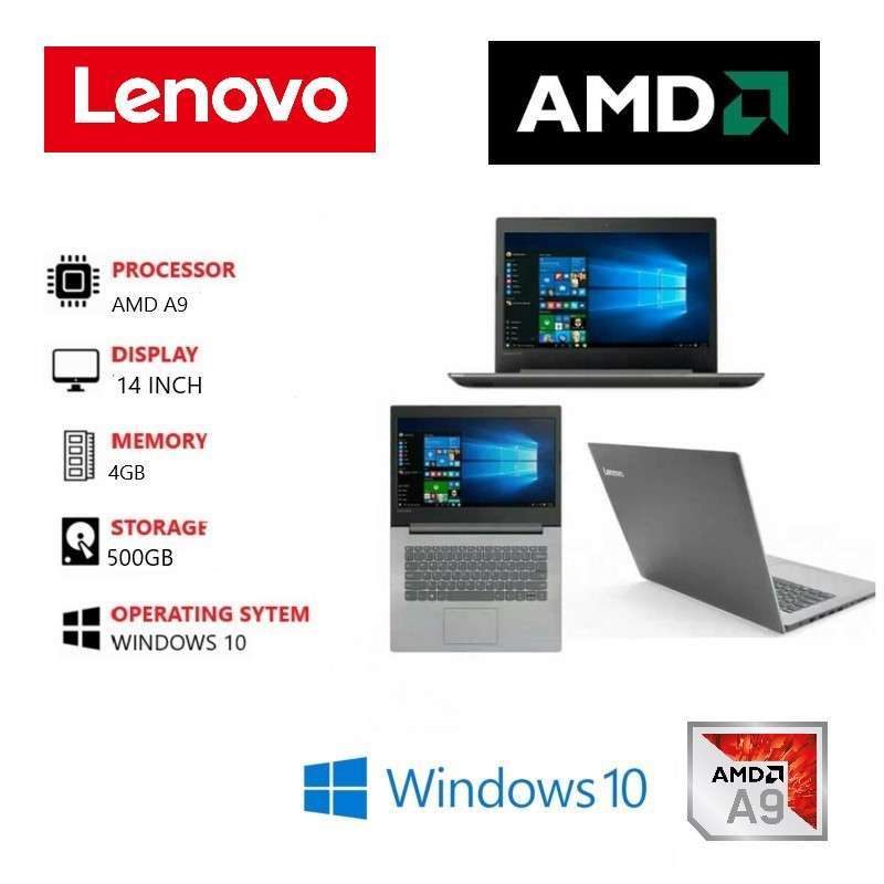 Promo Laptop Lenovo Ideapad Amd A9 Ram 4gb Windows 10 - 4/1tb Hdd ...