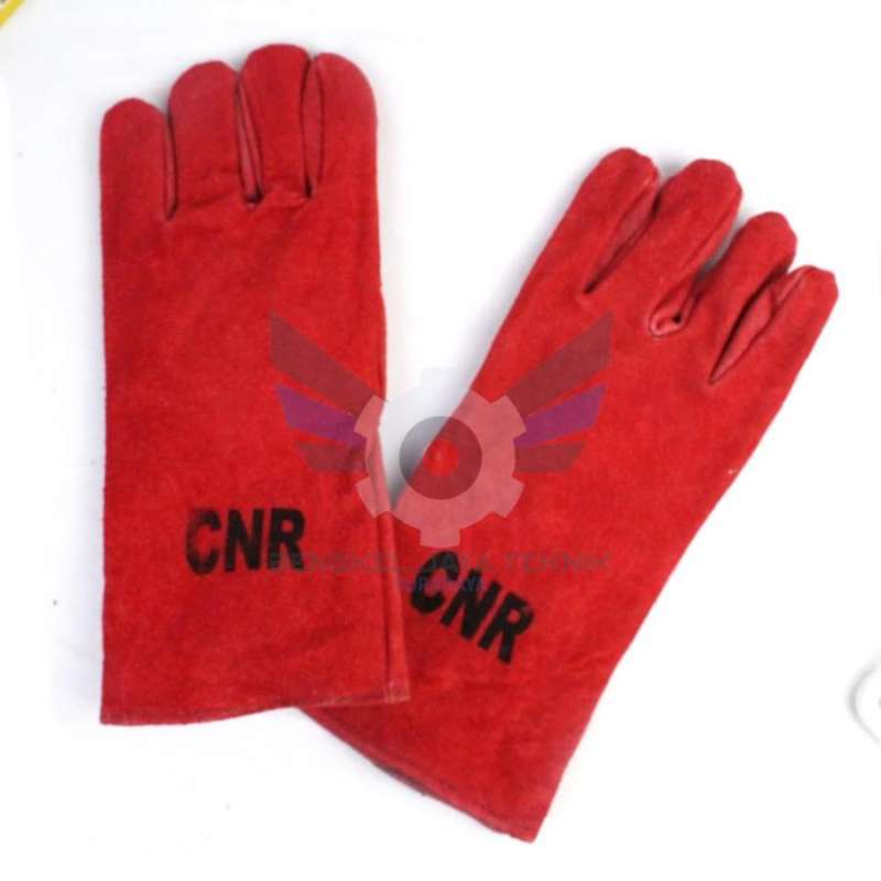 Jual Sarung Tangan Las Kulit 14 Inch / Sarung Tangan Las Merah Cnr Di ...