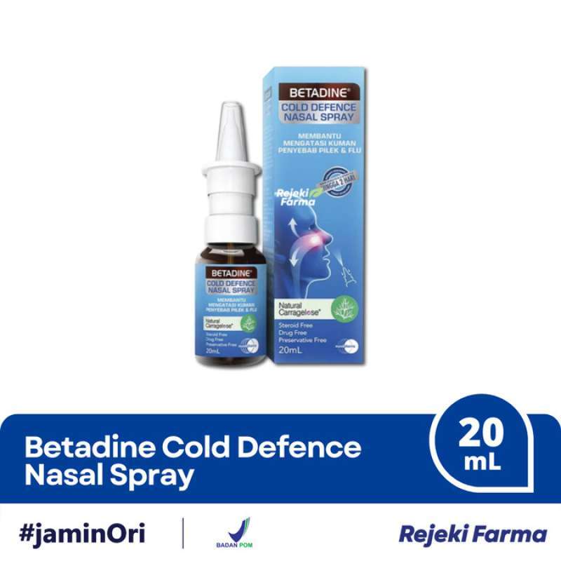 Promo Betadine Cold Defence Nasal Spray 20 ml - Betadin Pilek Flu ...