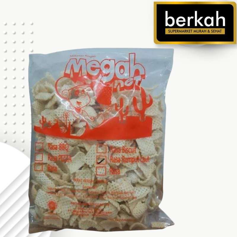 Jual Megah Net Rasa Rumput Laut 250 Gram Di Seller Berkah Supermarket ...