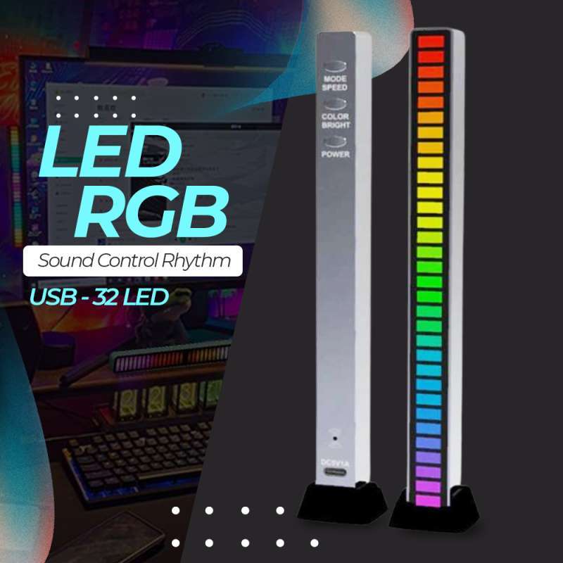 Jual Rhytm Light Led Rgb Rainbow Mobil Untuk Musik Lampu Kontrol Suara ...