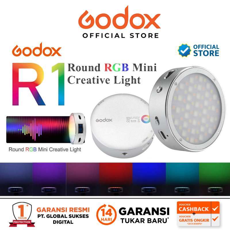 Jual Godox RGB LED R1 Magnetic Light di Seller Godox Official Store ...