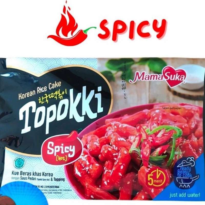 Jual MAMASUKA TOPOKKI INSTANT SPICY 134 gr di Seller vicshoes - Jombang ...