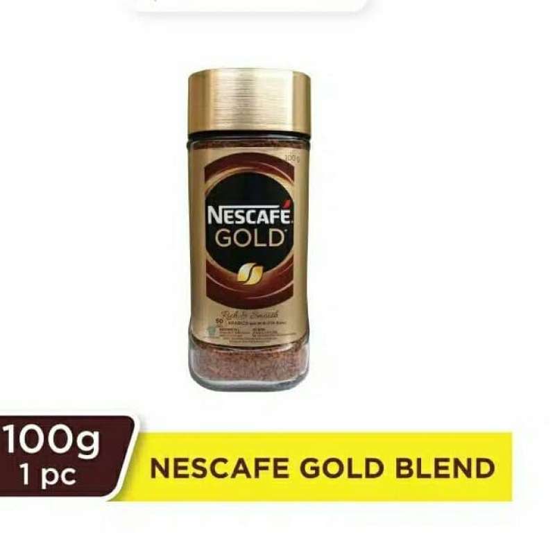 Jual Nescafe Gold Kopi Instan Kopi Hitam 100gr Jar di Seller vicshoes ...