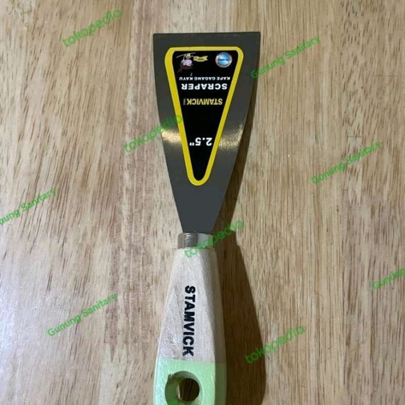 Promo Kape gagang kayu STAMVICK INCH /Scraper dempul gg kayu stamvick ...