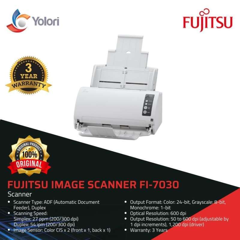 Jual Fujitsu Image Scanner fi-7030 di Seller Yolori Official Store ...