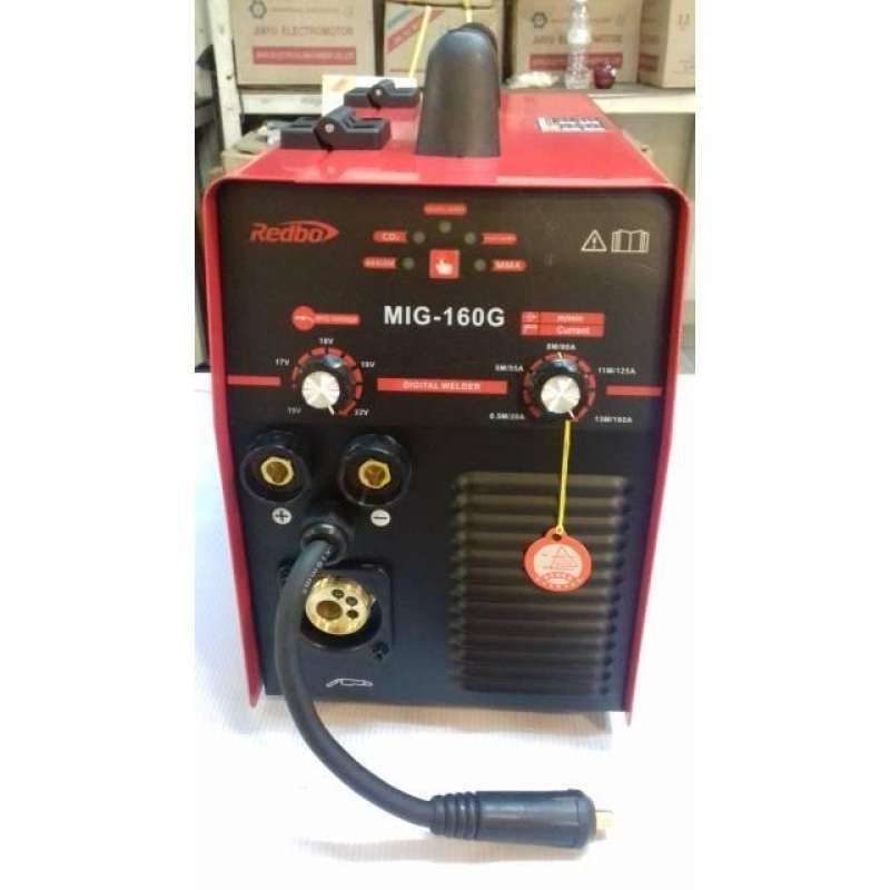 Jual Las Mig Mesin Las Mig 160G Redbo Bonus Kawat Flux 5KG di Seller ...