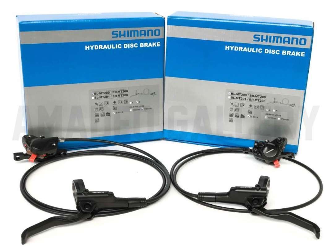 Jual DISC BRAKE SET SHIMANO ALTUS MT200 REM SEPEDA HIDROLIK DISCBRAKE ...