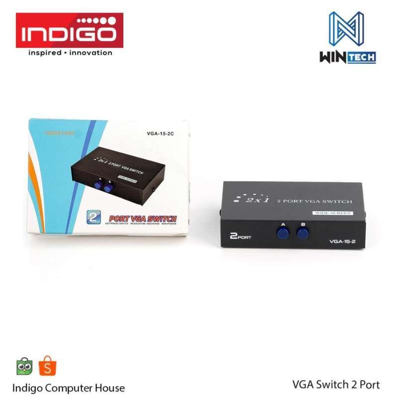 Jual VGA SWITCH 2 PORT di Seller WIRA CCTV DAN COMPUTER MEDAN Official Store - Kenangan, Kab ...
