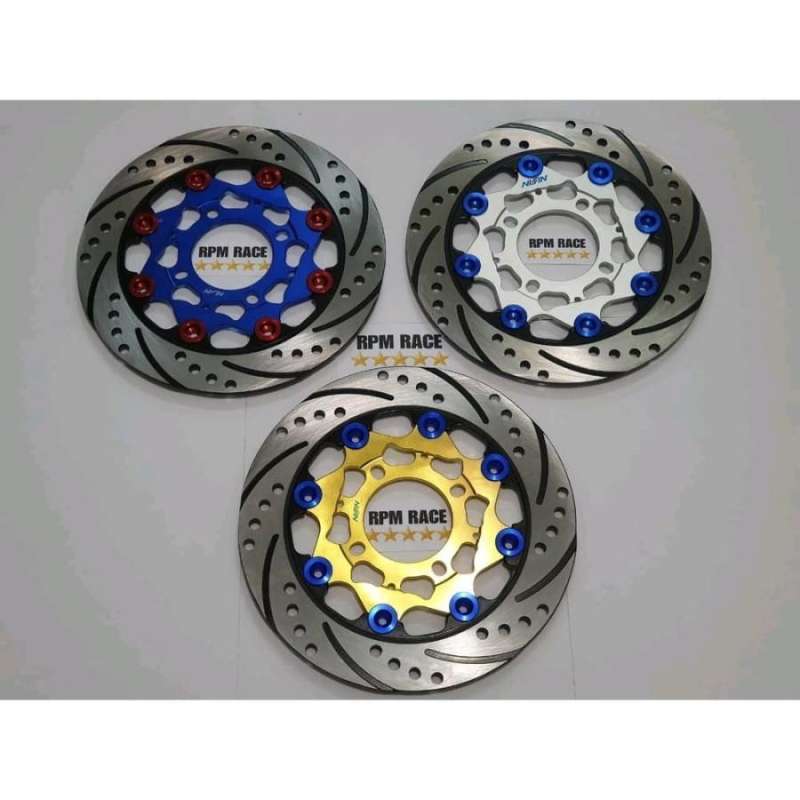 Jual Disk Disc Piringan Cakram Depan Nissin 220 Mm Floating Warna Mio ...
