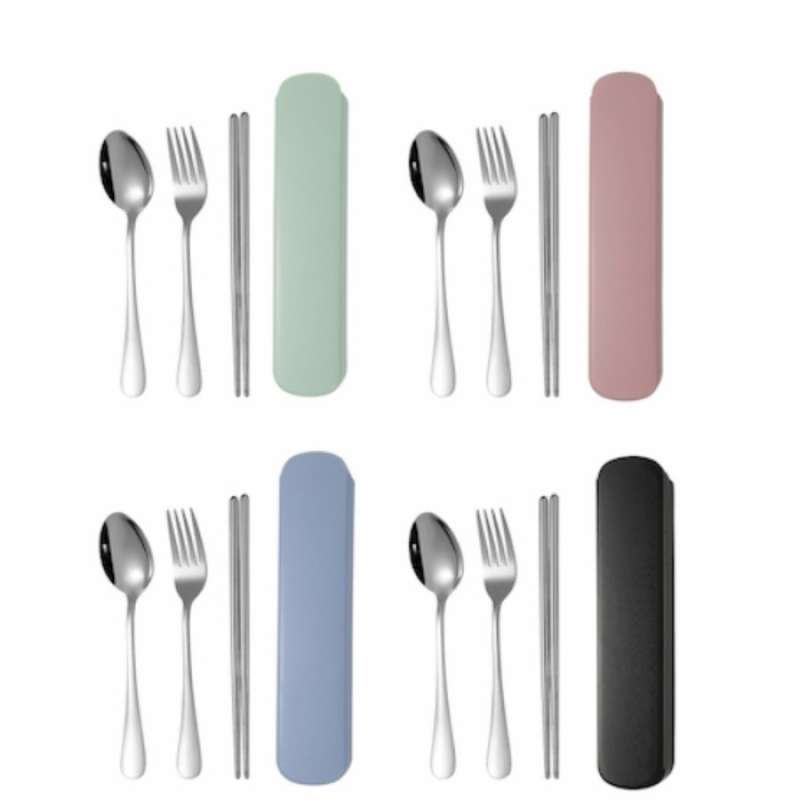 Promo Alat Makan Set Stainless / Sendok Garpu Sumpit Set+Kotak / Alat ... Promo Alat Makan Set Stainless / Sendok Garpu Sumpit Set+Kotak / Alat ...