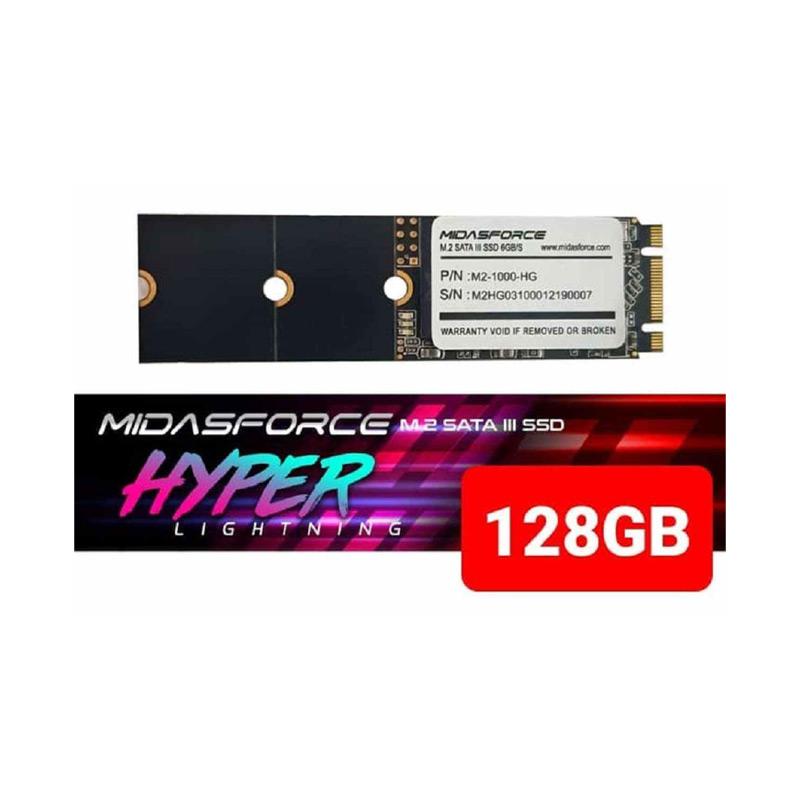 Jual Midas Force Hyper Lightning 128gb Sata Ssd M2 - Black Di Seller ...