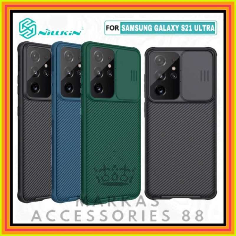 Promo SAMSUNG GALAXY S21 ULTRA NILLKIN CAMSHIELD PRO ORIGINAL HARD CASE ...