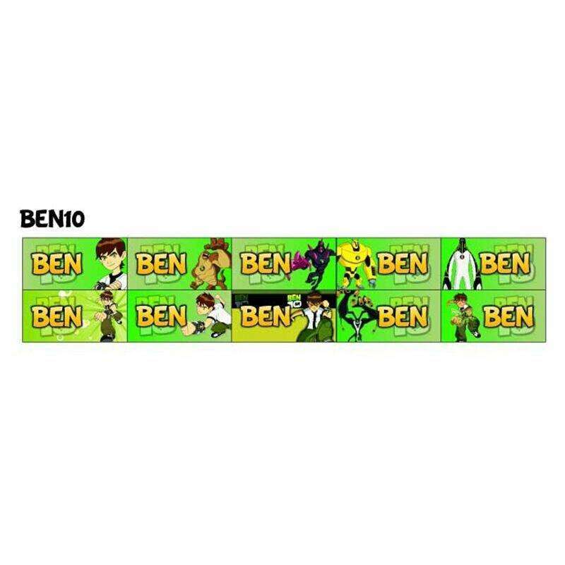 Jual STIKER LABEL NAMA TAHAN AIR / STICKER LABEL WATERPROOF- BEN 10 BEN ...