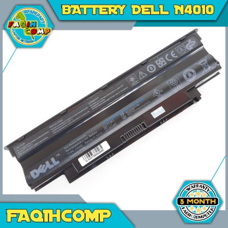 Promo Tanpa Merk Baterai Battery Original Laptop DELL Inspiron N4010 N4050 N5010 J1KND E Diskon ...