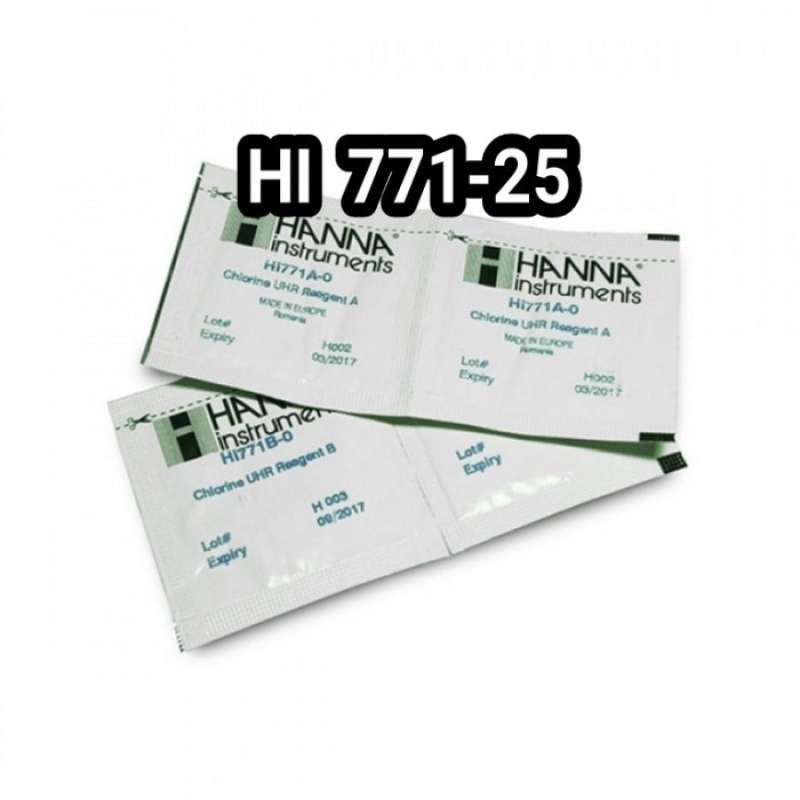 Promo Hanna Hi-771-25 Reagents For Hi-771 Chlorine Uhr Handheld Colorimeter Diskon 23% Di Seller ...