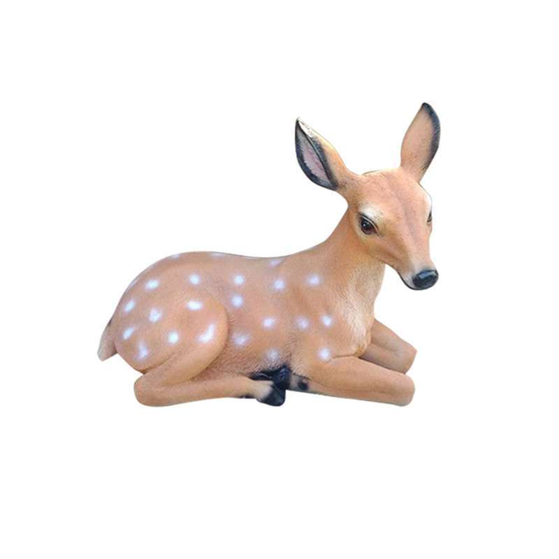 Jual Animal Deer Statue Figurine Resin Outdoor Ornaments Realistic ... Jual Animal Deer Statue Figurine Resin Outdoor Ornaments Realistic ...