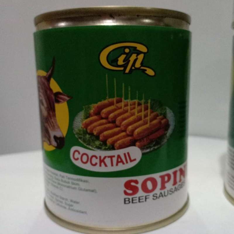 Jual SOPINI SAUSAGES makanan kalengan sosis sapi ayam di Seller DTL ...