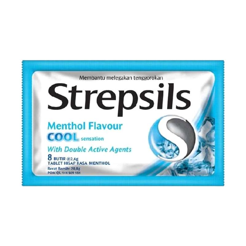 Jual Strepsils Cool Menthol Flavour [sachet/ 8 Pcs] Di Seller Fredy ...