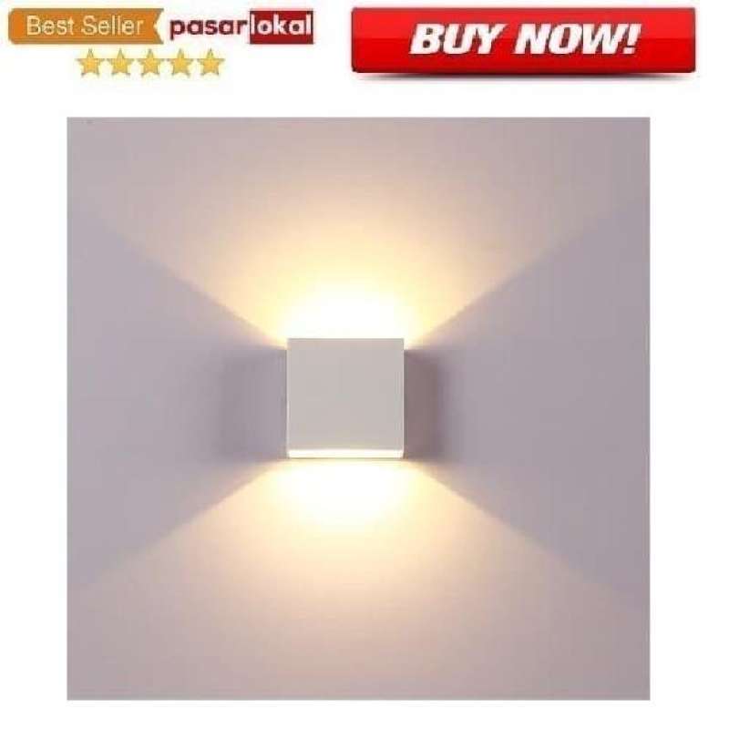Jual Lampu dinding Lampu Hias Dinding LED Minimalis Aluminium 6W Warm ...