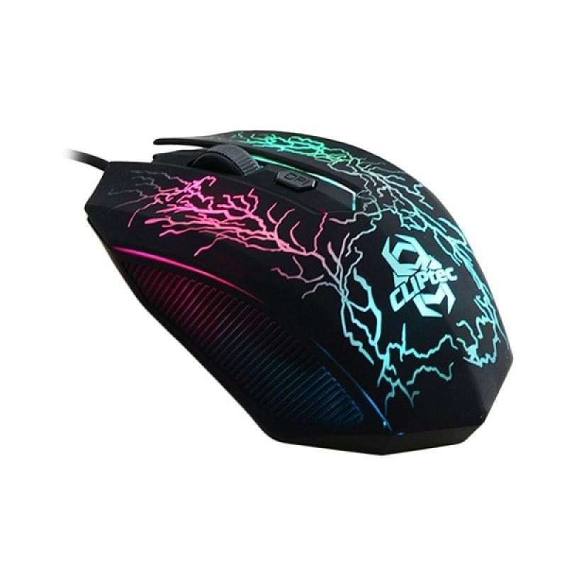 Promo CLiPtec LIGHTNING 2400dpi Illuminated Gaming Mouse RGS501 Diskon ...