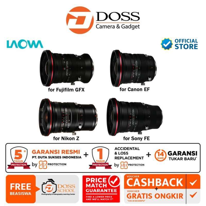 Jual Laowa 20mm F4 Zero-d Shift Mirrorless Lens Di Seller Doss Official Store - Doss - Kota ...