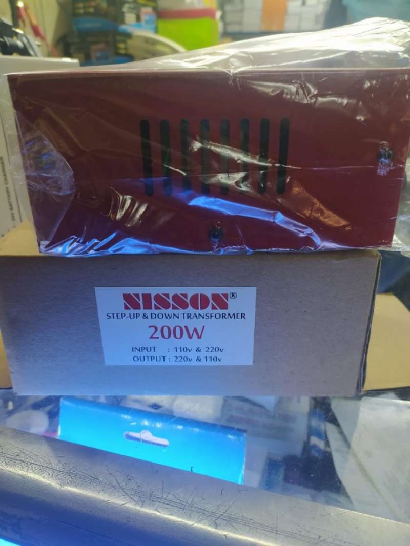 Jual Step Up Step Down 110v/220v 200w Nisson Transformer 200 Watt Di ...