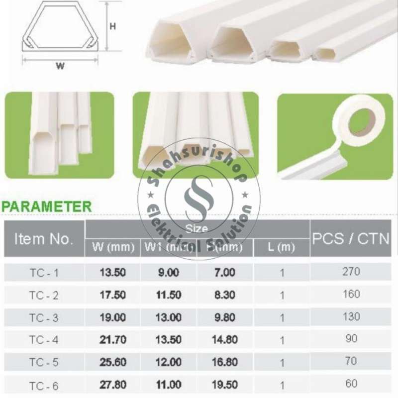 Jual Cable Duct Tc 4 Tc 4 Original Murah - Harga Diskon April 2024 ...