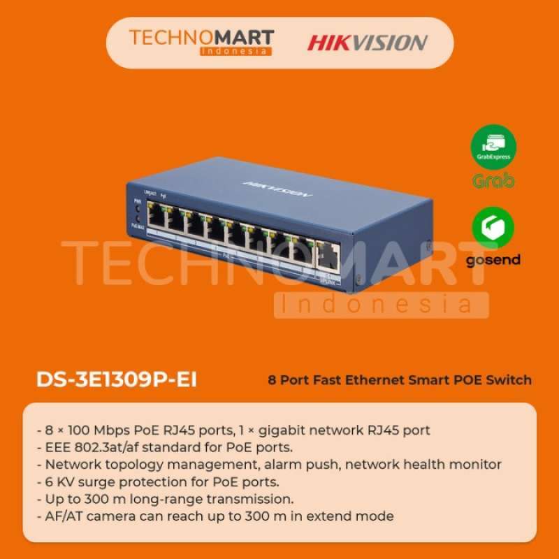 Jual Hikvision Smart Poe Switch 8 Port Ds-3e1309p-ei Di Seller New Vision - Pondok Kopi, Kota ...