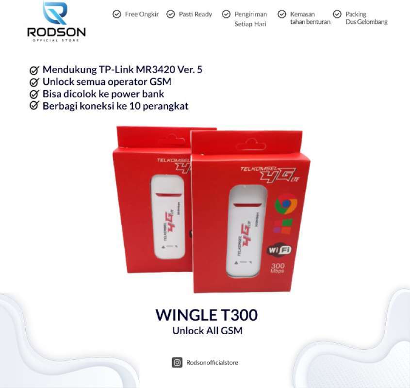 Jual Modem Wifi 4G Unlock All GSM Wingle Colok Power Bank di Seller NEW ...