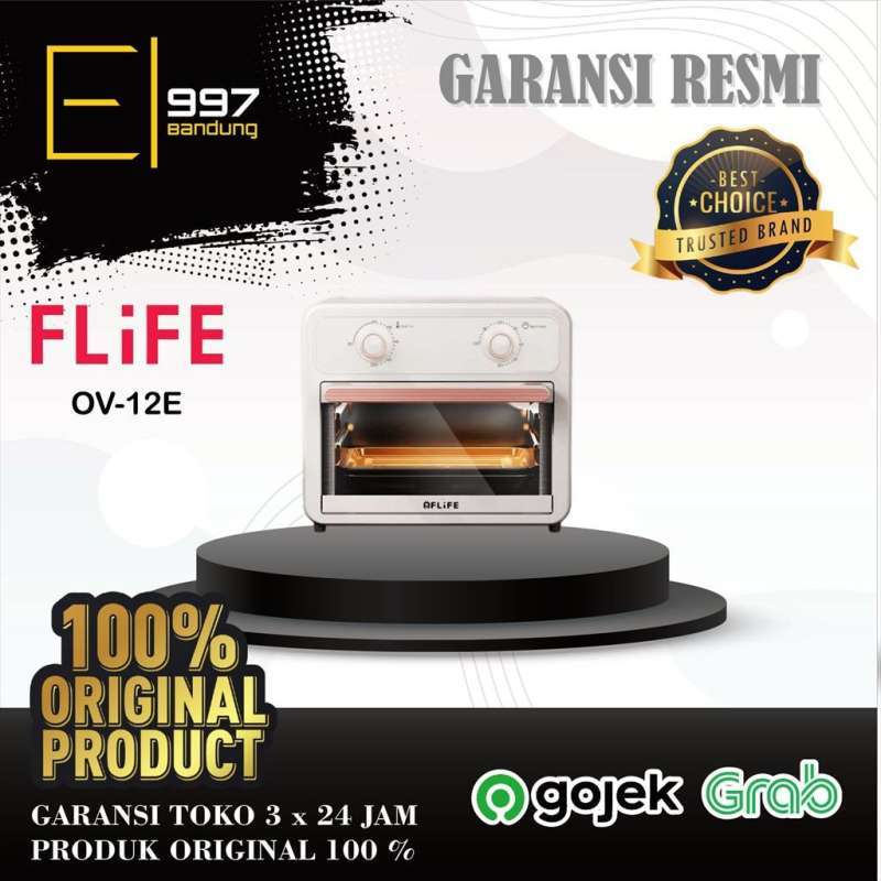 Promo AIR FRYER OVEN FLiFE OV-12E / OV12E BY GREE , 12 LITER FUNGSI 2 ...