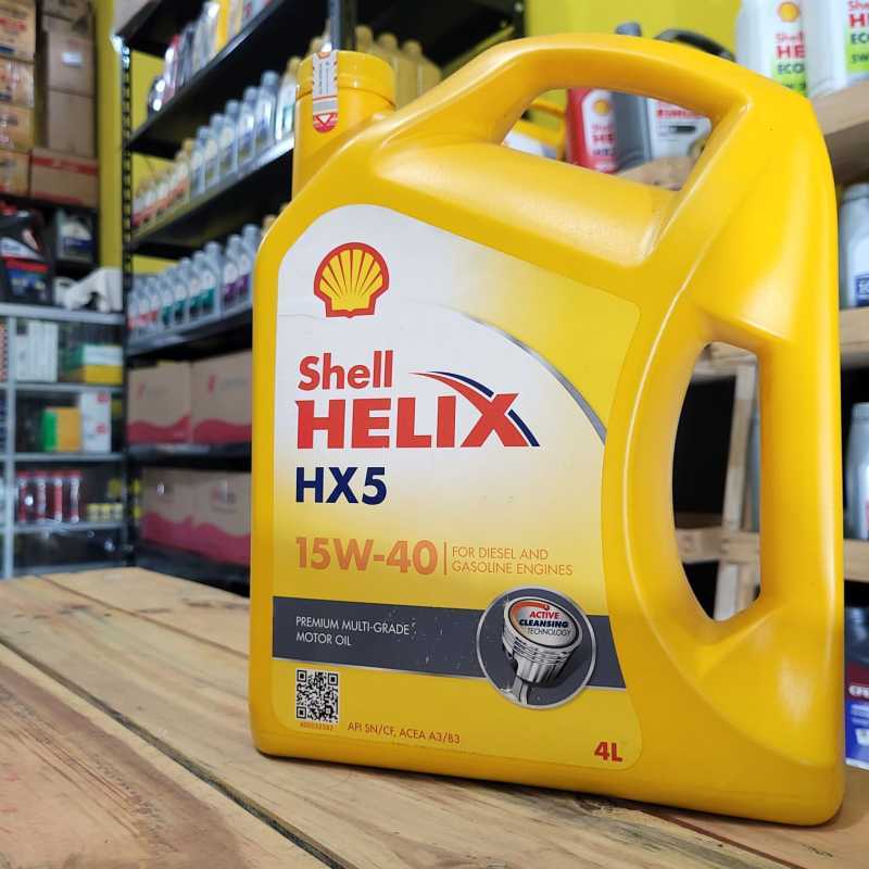 Jual Shell Helix Hx5 15w40 4l - Oli Mesin Mobil Di Seller Pit Stop ...