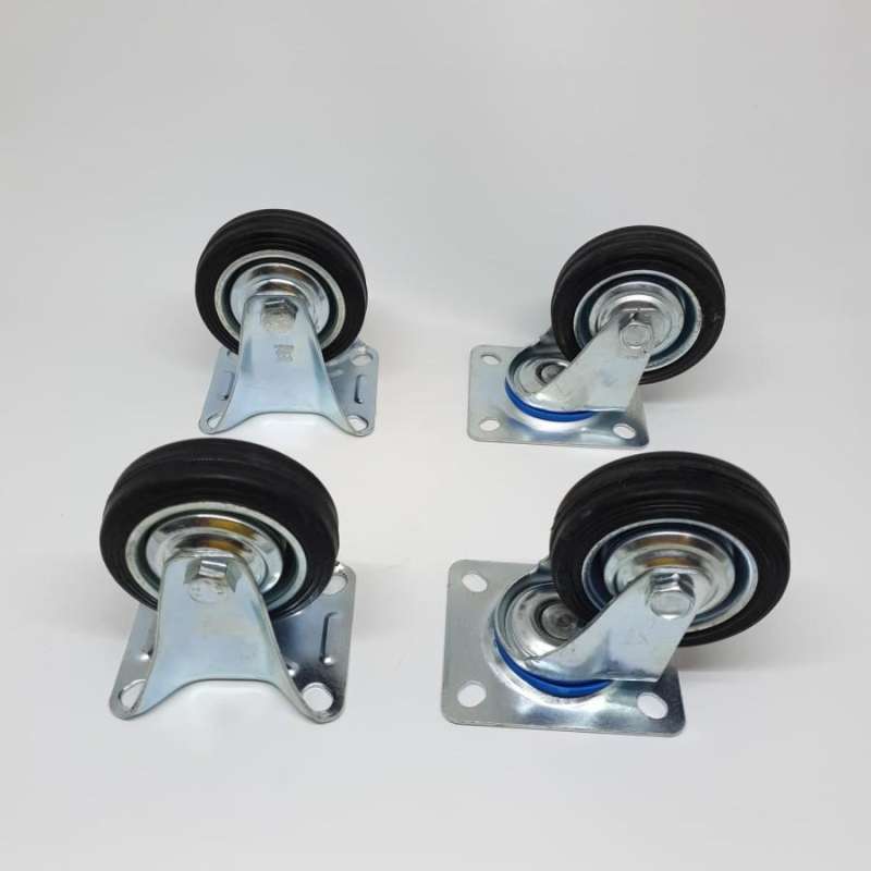Jual Roda Etalase 3 inch / Roda Trolley / Roda Karet (2 Hidup 2 Mati ... Jual Roda Etalase 3 inch / Roda Trolley / Roda Karet (2 Hidup 2 Mati ...