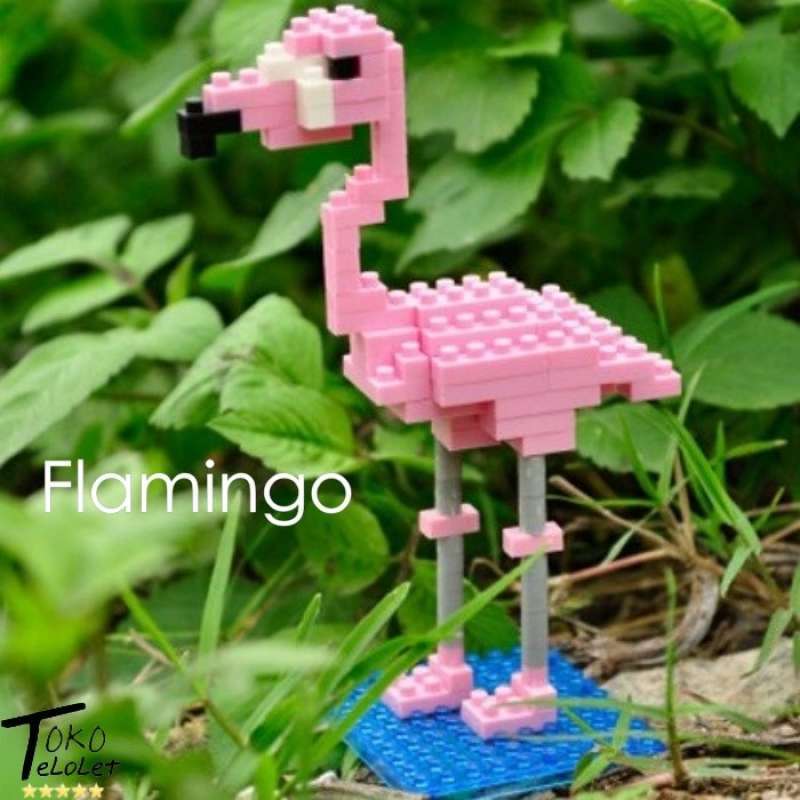 Jual MINI SIZED REALISTIC PETIT 3D BLOCK BRICKS PUZZLE - Parrot di ...