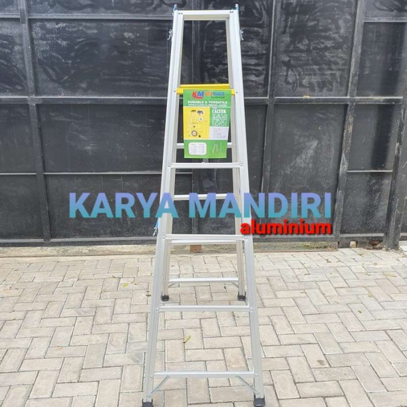 Promo Tangga Lipat Aluminium Ladder Ukuran 1,50 Meter / 150 Cm Diskon 3 ...