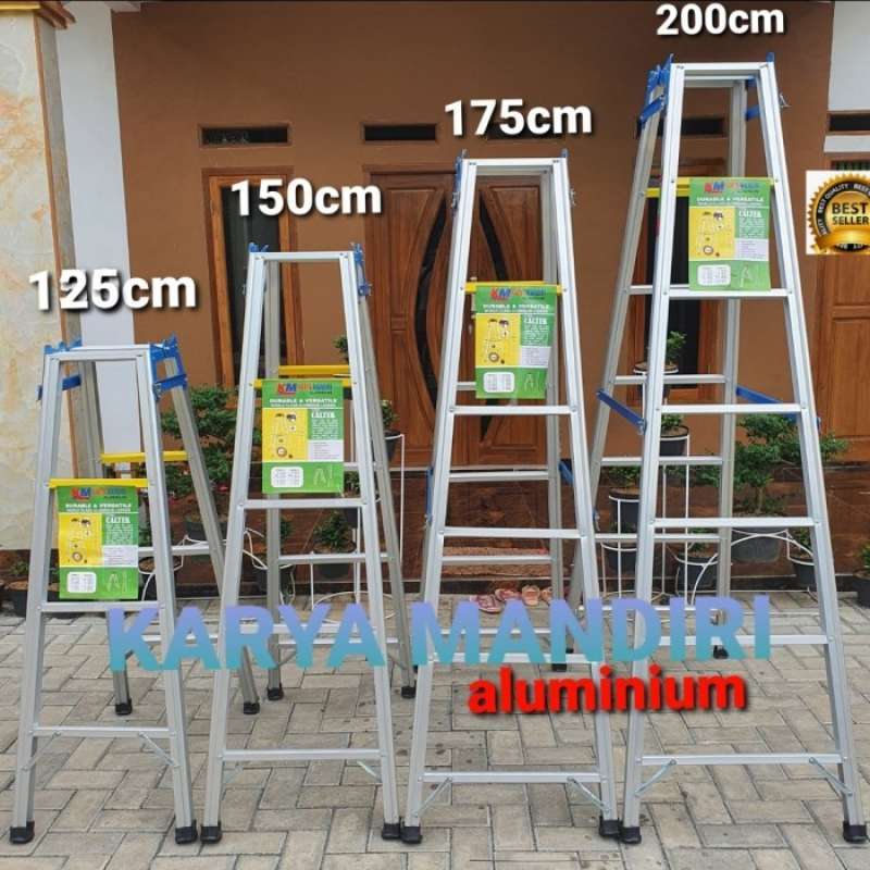 Promo Tangga Lipat Aluminium Ladder Ukuran 1,50 Meter / 150 Cm Diskon 3 ...