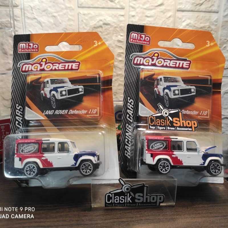 Jual Majorette Diecast Land Rover Defender 110 Skala 1:64 (Silver ...