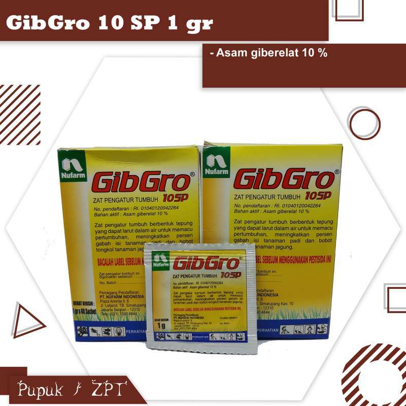 Jual ZPT GibGro 10 SP 1 gr Untuk Pertumbuhan dan Pengisian di Seller ...