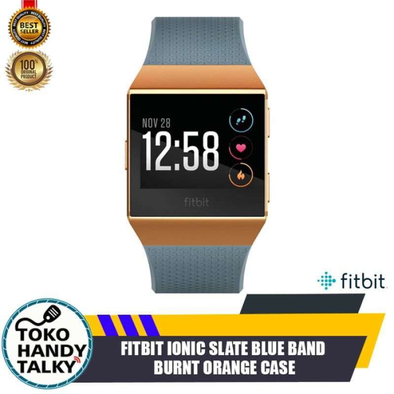 Jual Fitbit Ionic Slate Blue Band Burnt Orange Case Di Seller ...