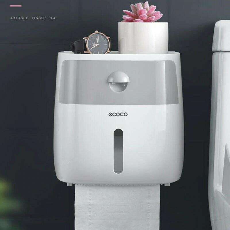 Jual BAISPO Kotak Tisu Tissue Storage Toilet Paper Box Dispenser Double ...
