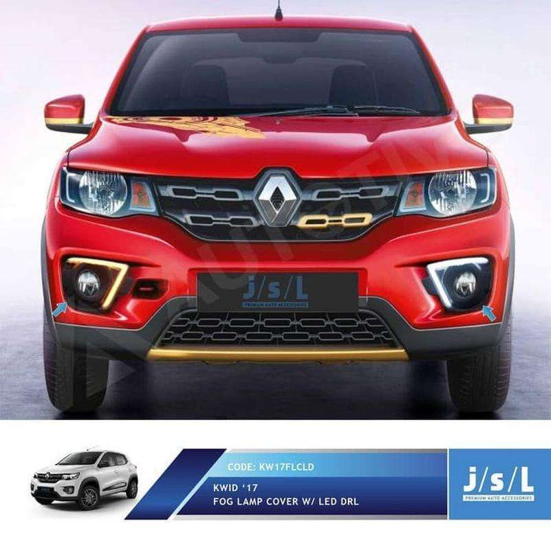 Jual JSL LED DRL Renault Kwid Fog Lamp Cover DRL with Sein di Seller HS ...