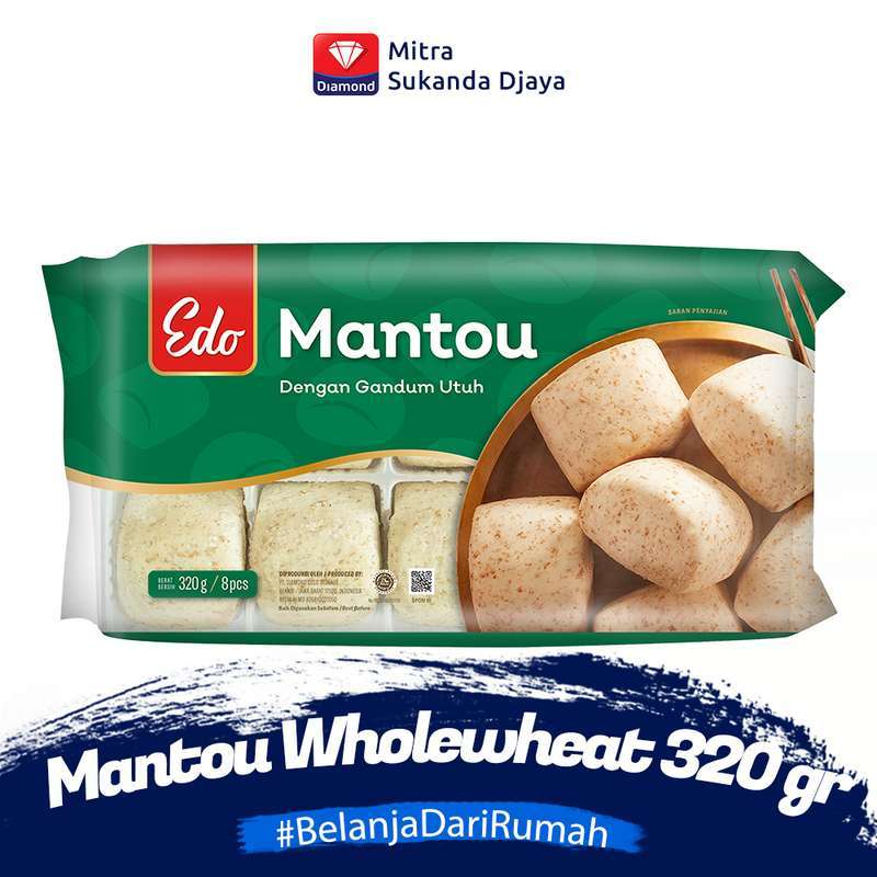 Promo EDO Mantou Wholewheat 320 gr Diskon 10% di Seller Mitra Sukanda ...