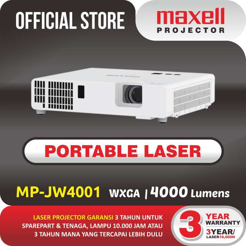 Jual Maxell Projector MP-JW4001 Laser Proyektor - PUTIH di Seller ...