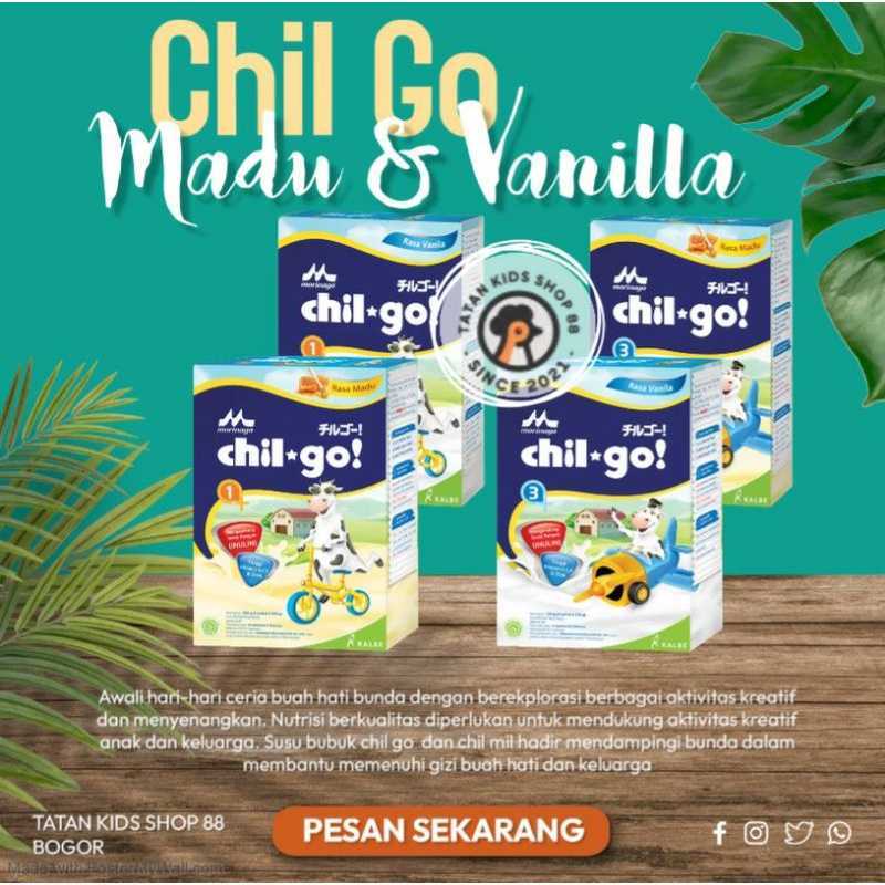 Jual Susu Anak Balita Morinaga Chil go 1 3 700gram (2x 350gr) Rasa ...