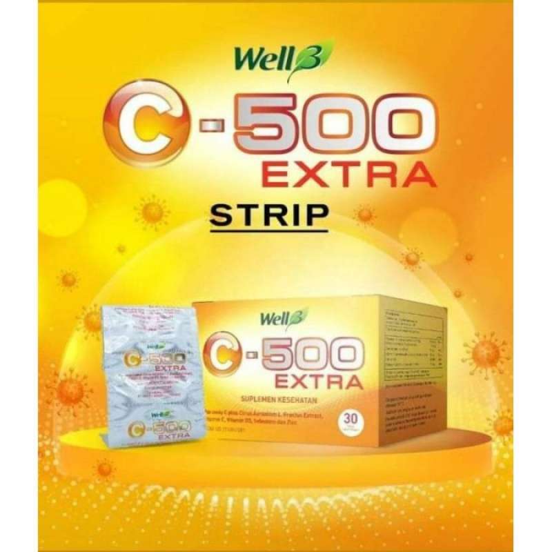 Jual Cni Well 3 C-500 Extra Strip 30 Tablet Di Seller Afifah Tick - Tegal Parang, Kota Jakarta ...