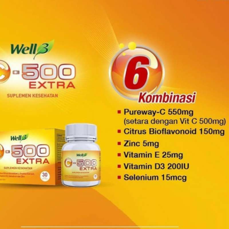 Jual Cni Well 3 C-500 Extra Strip 30 Tablet Di Seller Afifah Tick - Tegal Parang, Kota Jakarta ...